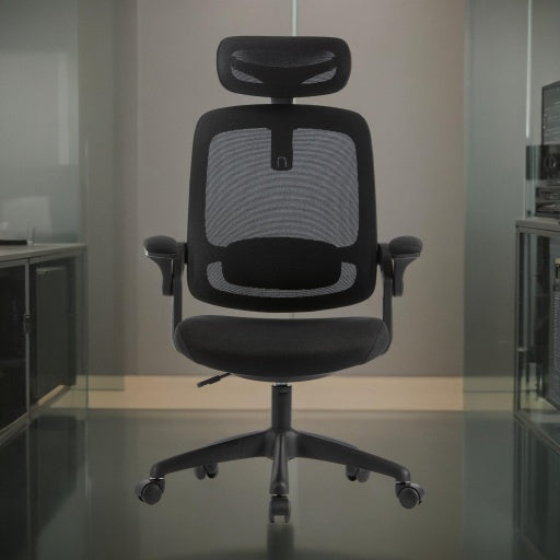 Nelson Highback Ergonomic Office Chair Black / White | Jory Henley ...